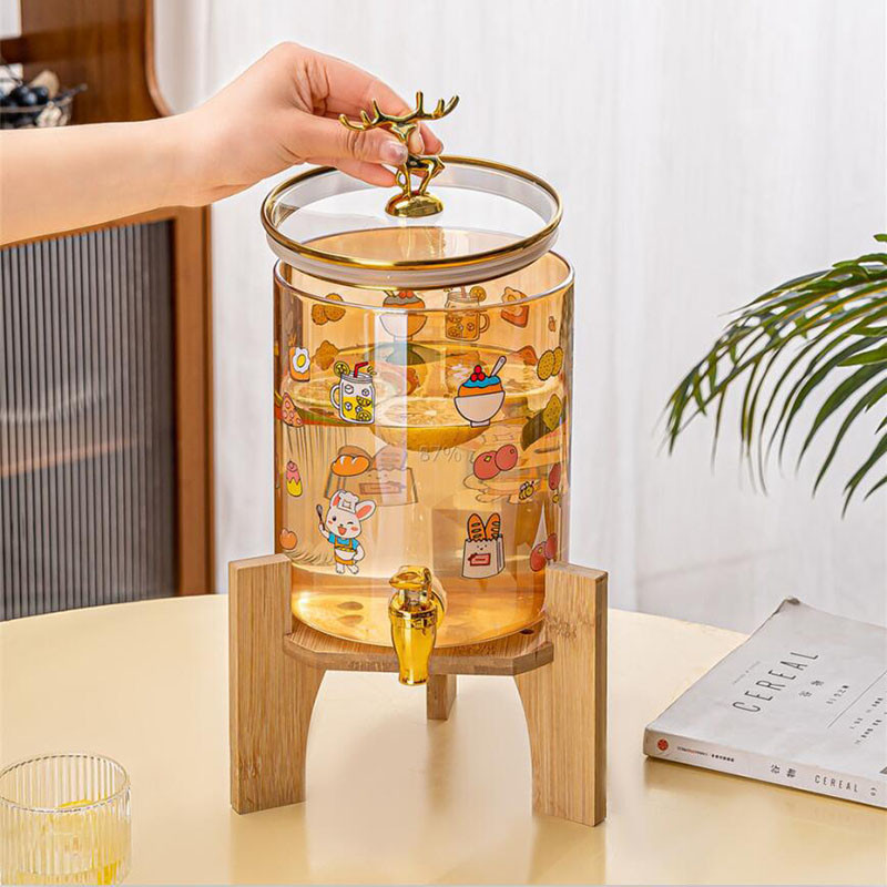 Jual Tempat Minuman Es Jus 2.6L | Dispenser Air Kaca | Ketel Air Dingin ...