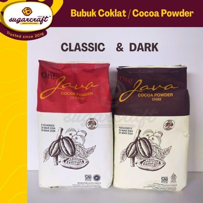 Jual Coklat bubuk murni premium Oh Java kakao pure cocoa powder cokelat ...