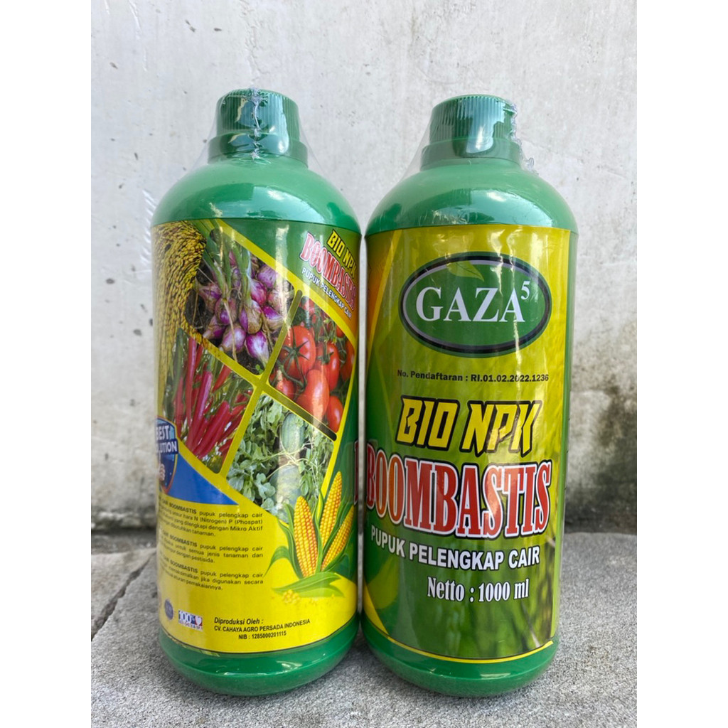 Jual Bio NPK BOOMBASTIS 1 liter Pupuk Cair Penyubur Semua jenis tanaman ...