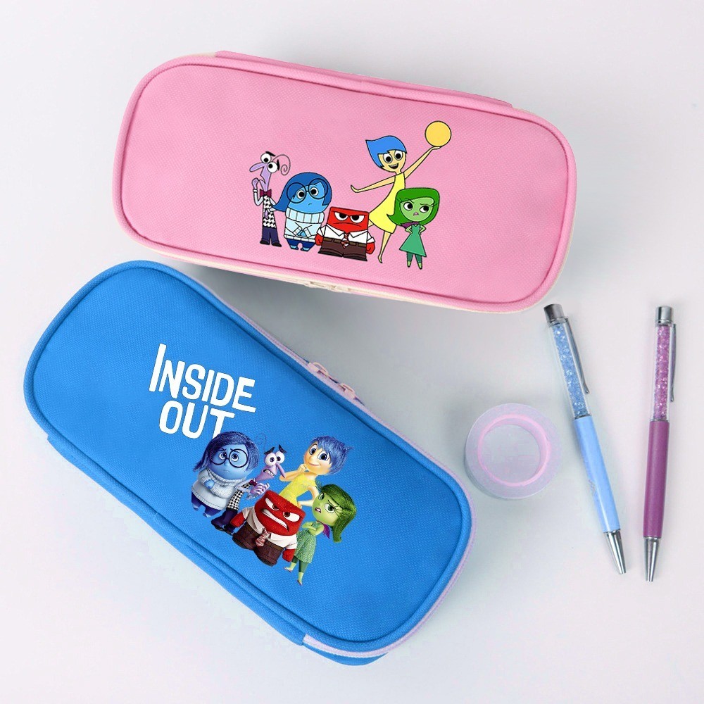 Jual Disney Inside Out Kids Cartoon Cute Pencil Bag Children Anime ...