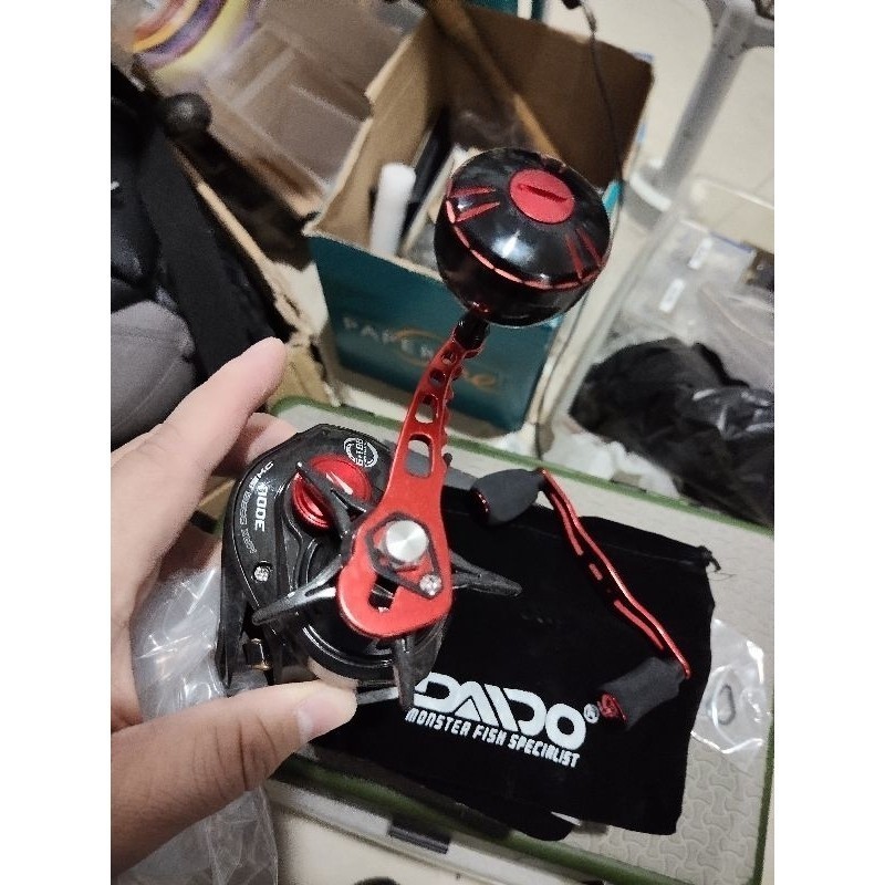 Jual Reel daido king predator 300L 400L reel pancing baitcasting type ...