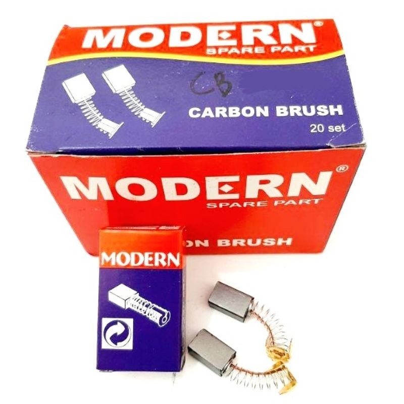 Jual Carbon Brush Spul Arang Brostel CB51 Modern Mesin Planer Pasah ...