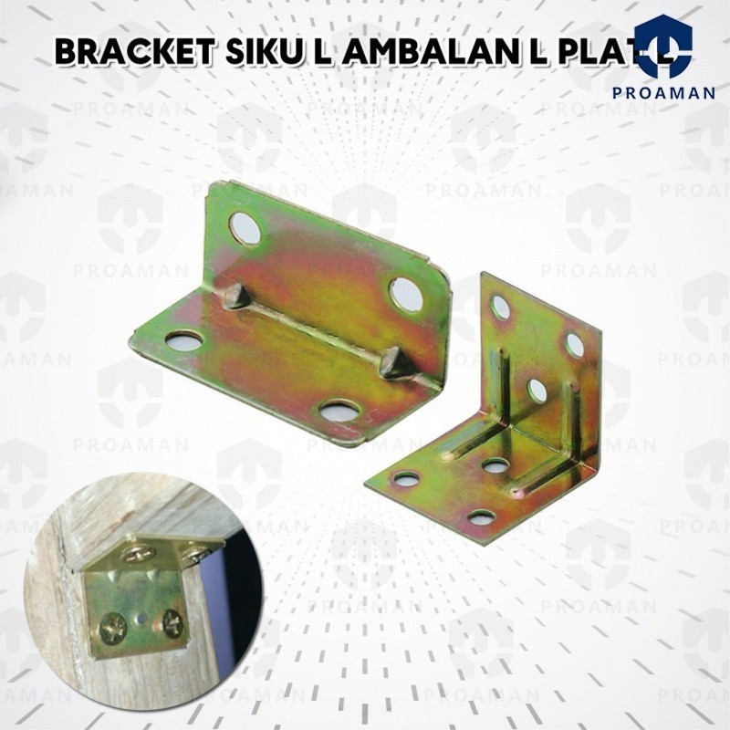 Jual Bracket Siku L Ambalan L Plat Siku Penyangga Besi L | Shopee Indonesia