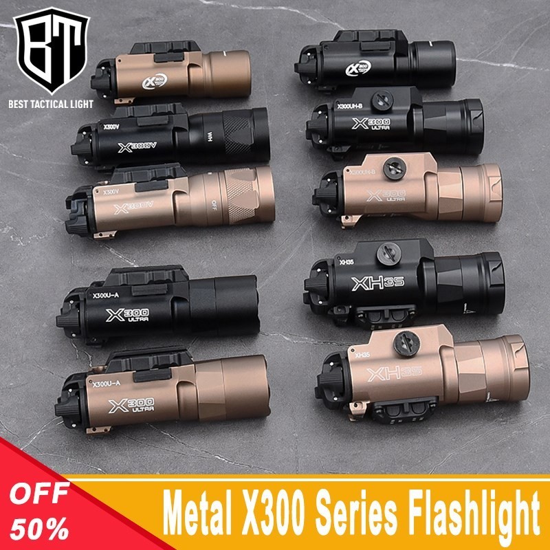 Jual WADSN Metal Tactical X300U X300 Ultra XH35 X300UH-B Pistol Light Hunting Scout Strobe ...