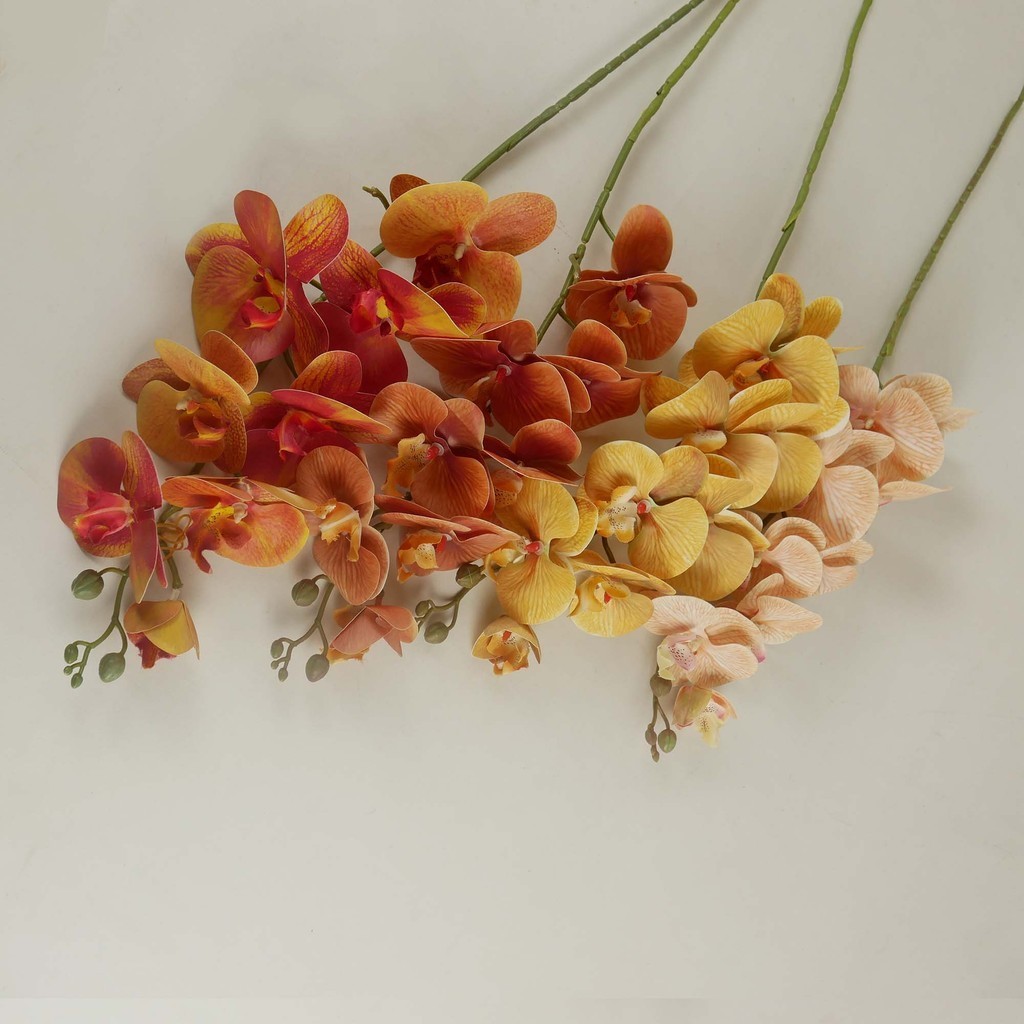 Jual Anggrek Latex Artificial 7 Kuntum Orchid Cymbidium Flower Import ...