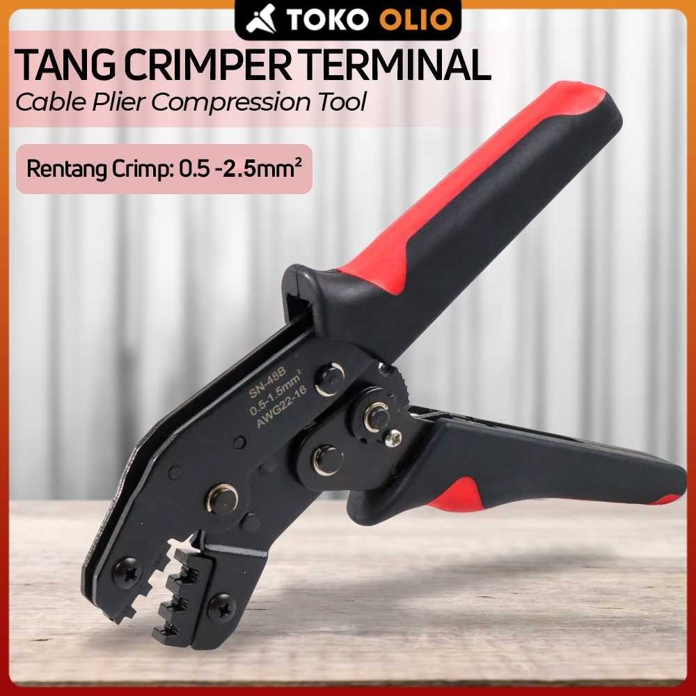 Jual Tang Crimping Press Skun Kabel Kawat Terminal Cable Plier ...
