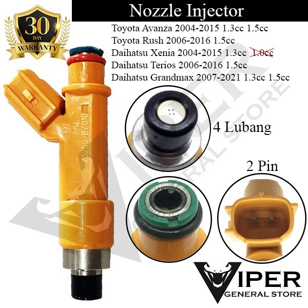 Jual Nozzle Injector Injektor Toyota Avanza Xenia Rush Terios (3735 ...