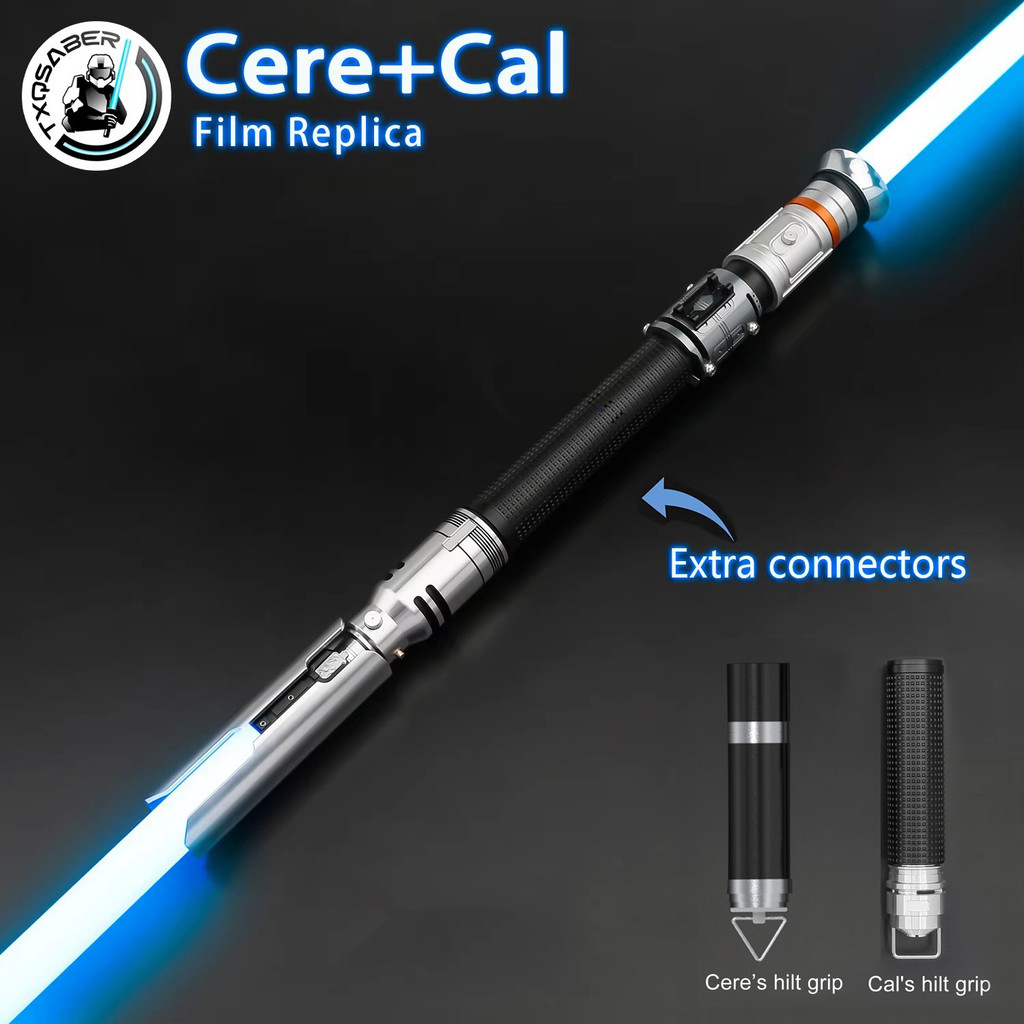 Jual TXQSABER Cere Cal Double Replica lightsaber RGB Pixel heavy sword ...