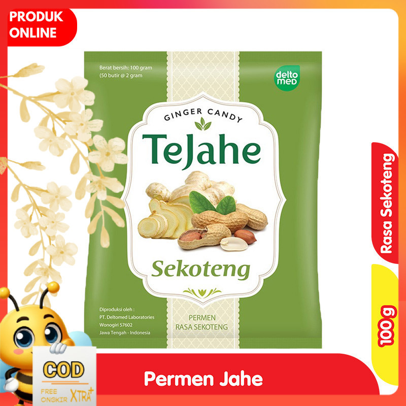 Jual TeJahe Permen Jahe Rasa Sekoteng 100 g | Shopee Indonesia