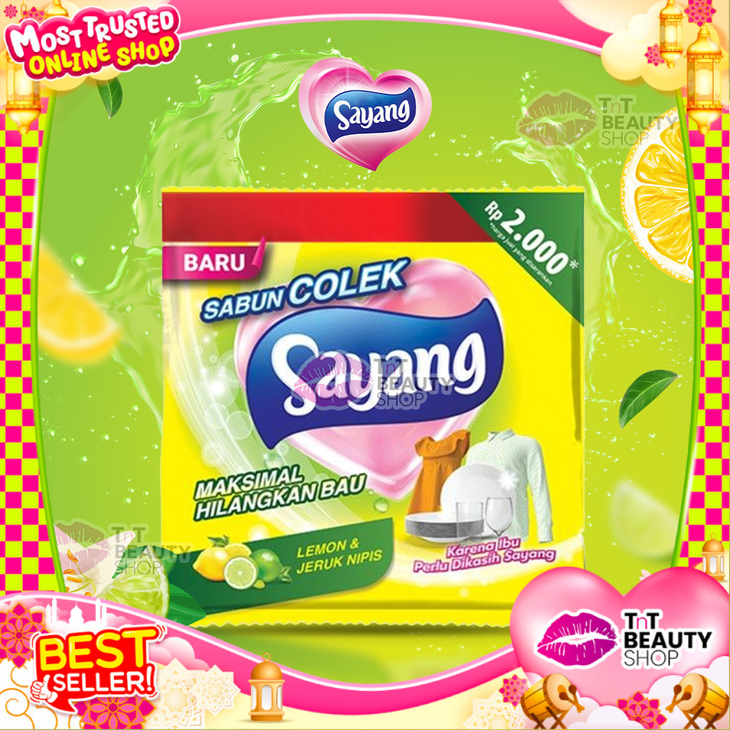 Jual SAYANG Sabun Colek SAYANG Lemon & Jeruk Nipis 145g | TnT Beauty Shop | Shopee Indonesia