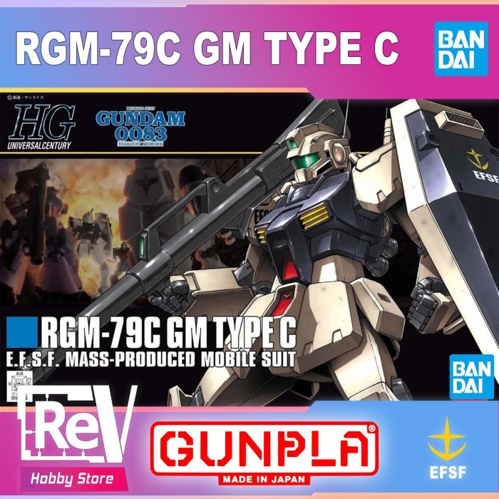 Jual HG GM TYPE C BANDAI HGUC RGM-79C 1/144 | Shopee Indonesia