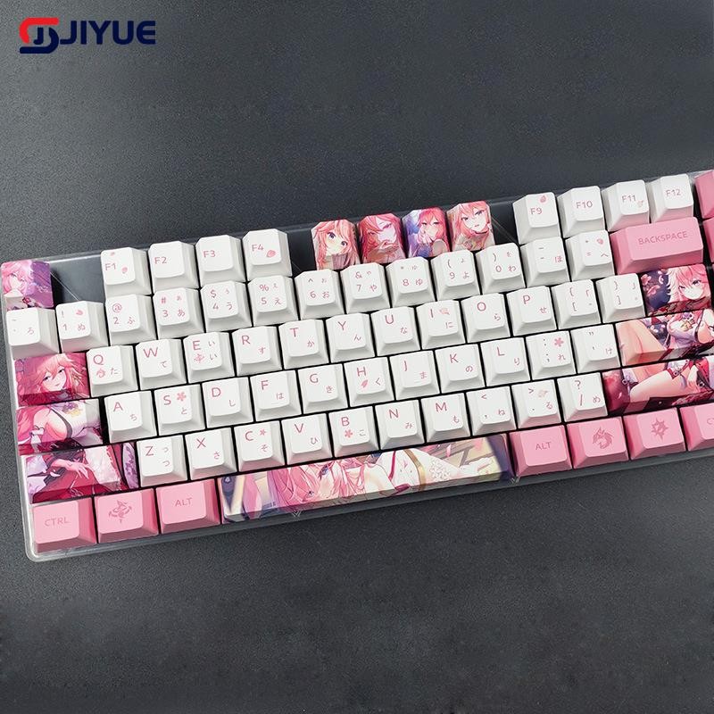 Jual Anime Character Design Custom 12keys Dye-subbed Keycap Space Bar 6 ...