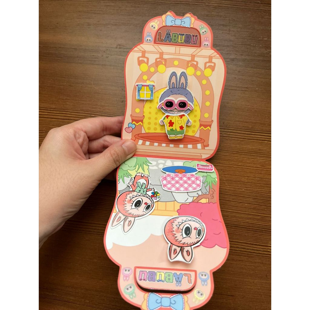 Jual Labubu Busy Book Paperdoll Labubu Puzzle Book Quite Book Quiet ...