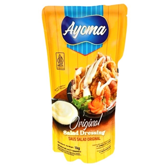 Jual Mayonnaise Salad Dressing Ayoma Original 1kg | Shopee Indonesia