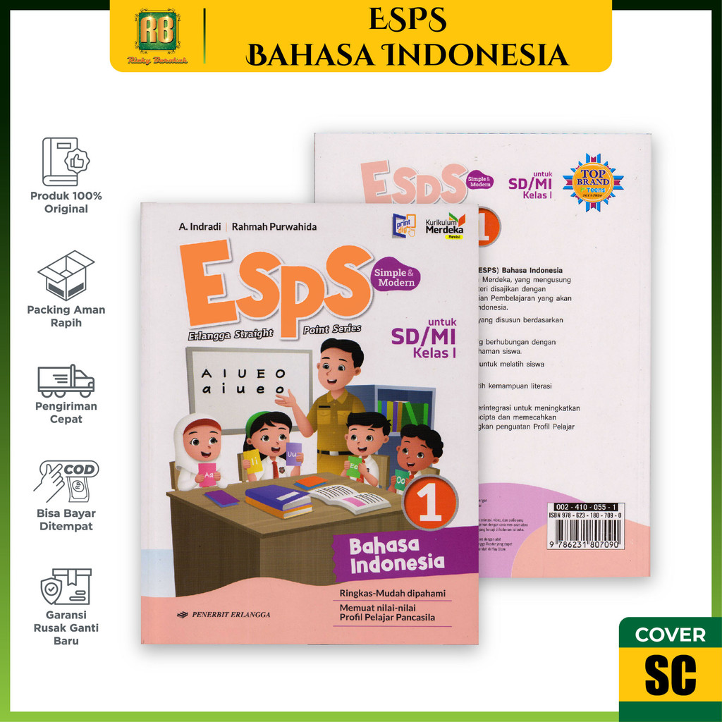 Jual Esps Bahasa Indonesia Sd Kls 1 Kurmer Buku Siswa Kurikulum Merdeka Kelas 1 Penerbit ...