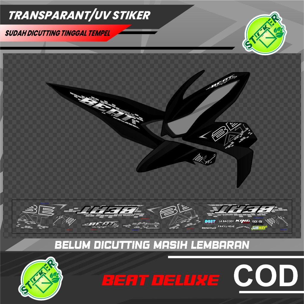 Jual STRIPING BENING TRANSPARAN HONDA BEAT CBS DELUXE BEAT STREET 2020 ...