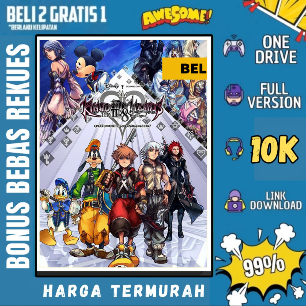 Jual KINGDOM HEARTS HD 2.8 FINAL CHAPTER PROLOGUE - GAME PC - GAME LAPTOP - PC GAMES - BELI 2 ...