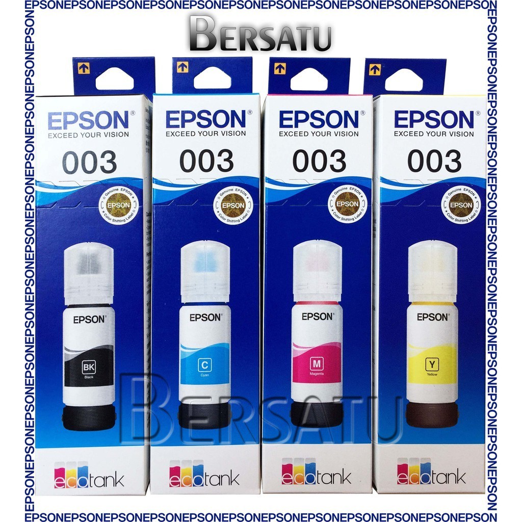 Jual Epson Tinta/Ink Printer 003 L 1110 1210 1250 1256 3100 3101 3110 ...