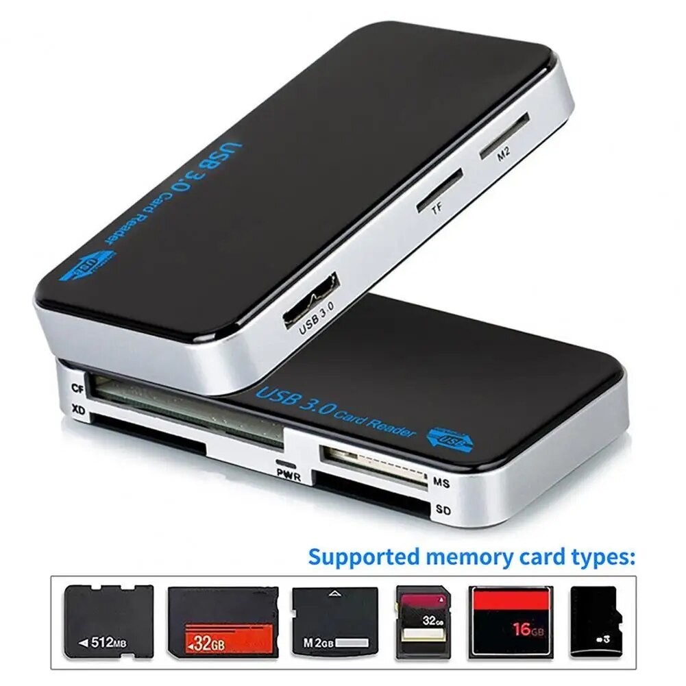 Jual Portable Superior Compact SM/XD T-FLASH SD-Card Reader Hot Swap ...