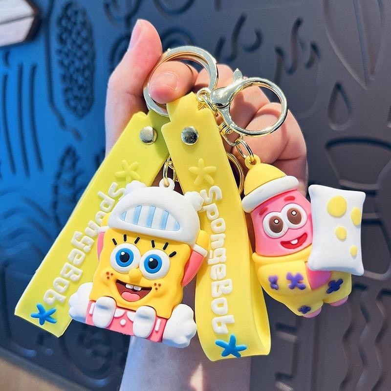 Jual [COD] Gantungan Kunci Spongebob Patrick Plankton Sandy Squidward ...