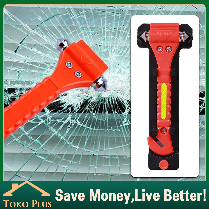 Jual 2in1 Palu Pemecah Kaca Darurat Mobil Car Emergency Safety Hammer ...