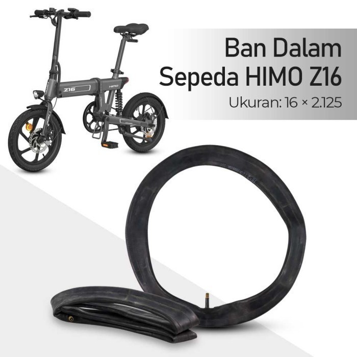 Jual HIMO Spare Part Inner Tube Tire Ban Dalam Sepeda 16x2.125 for HIMO ...
