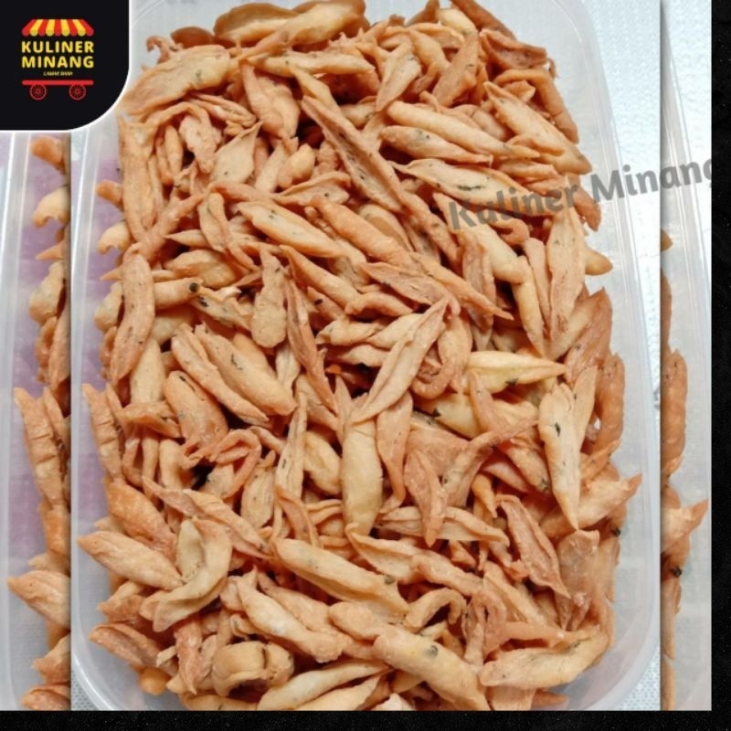 Jual Kuliner Minang Kue Bawang Gunting Guntiang 250g & Rapuh Oleh Oleh ...