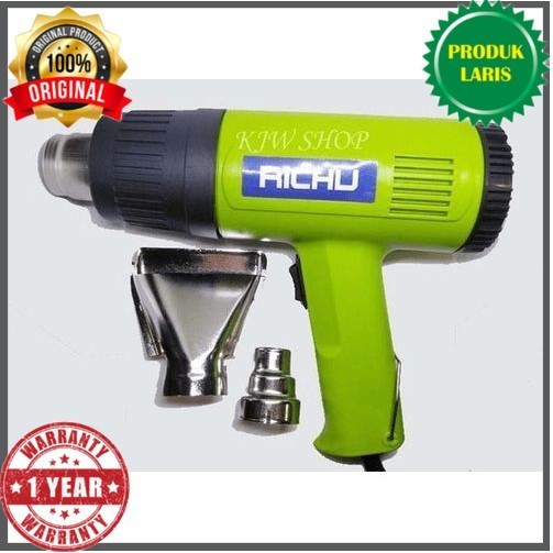 Jual RICHU 1500 watt low watt Hot Heat gun - Pemanas kaca film wraping ...