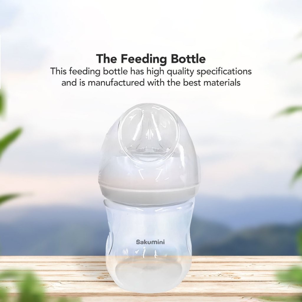 Jual Sakumini Bottle Natural Feeding Bottle 240ML-120ML | Shopee Indonesia