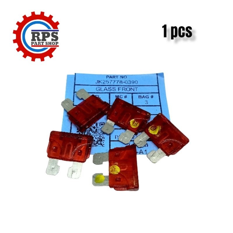 Jual FUSE SIKRING 10A AMPER BESAR WARNA MERAH SIKRING ORIGINAL | Shopee ...