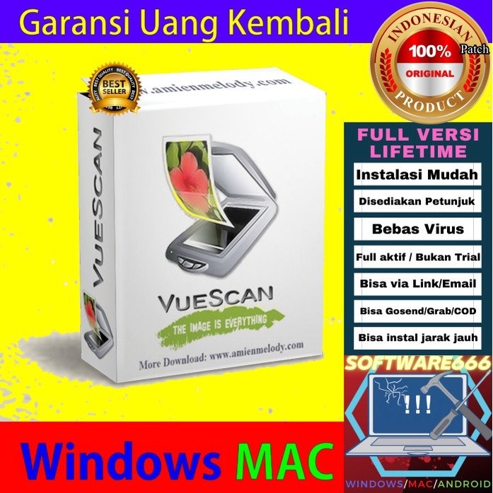 Jual Softcare Scanning Dokumen / Gambar: VueScan Pro 9 [WIN] SOFTWARE ...