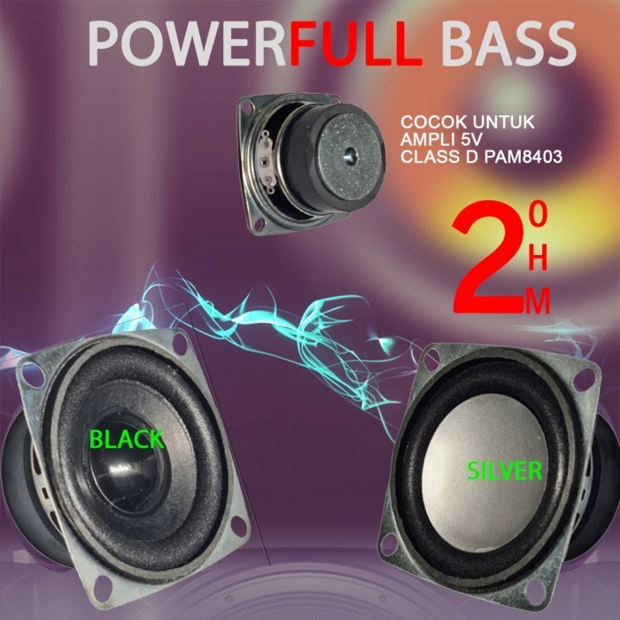 Jual A284 SPEAKER 5W 2INCH 2 OHM INCH MINI AMPLI PAM 8403 8406 | Shopee ...