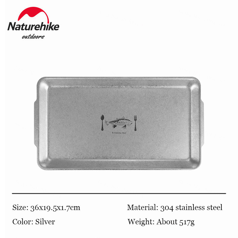 Jual NAMPAN STAINLESS STEEL SQUARE PLATE NATUREHIKE CNH22CJ025 [D4 ...