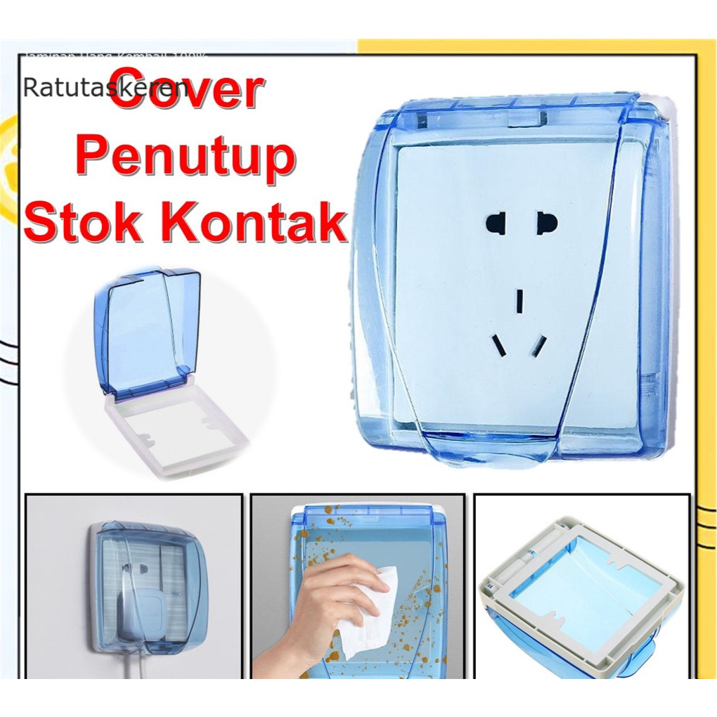 Jual Penutup Steker Colokan Listrik RIK Cover Pelindung Kabel Saklar ...