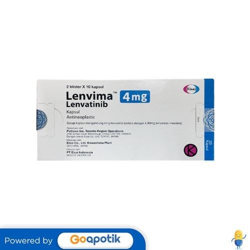 Jual Lenvima 4 Mg Box 20 Kapsul | Shopee Indonesia