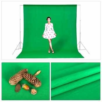 Jual Green Screen 190 x 280 cm Kain Backdrop Studio Fotografi Cotton ...