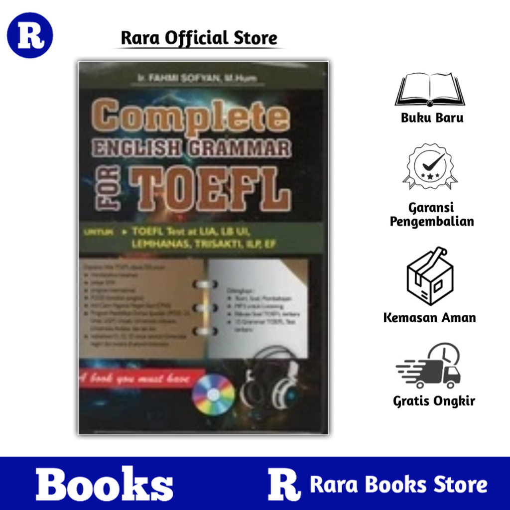 Jual BUKU COMPLETE ENGLISH GRAMMAR FOR TOEFL | Shopee Indonesia