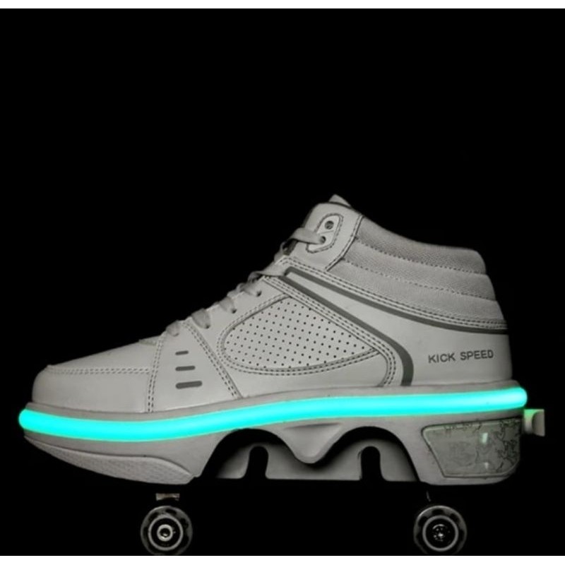 Jual Kick Roller shoes 4 roda sepatu roda anak model sneaker pria dan ...