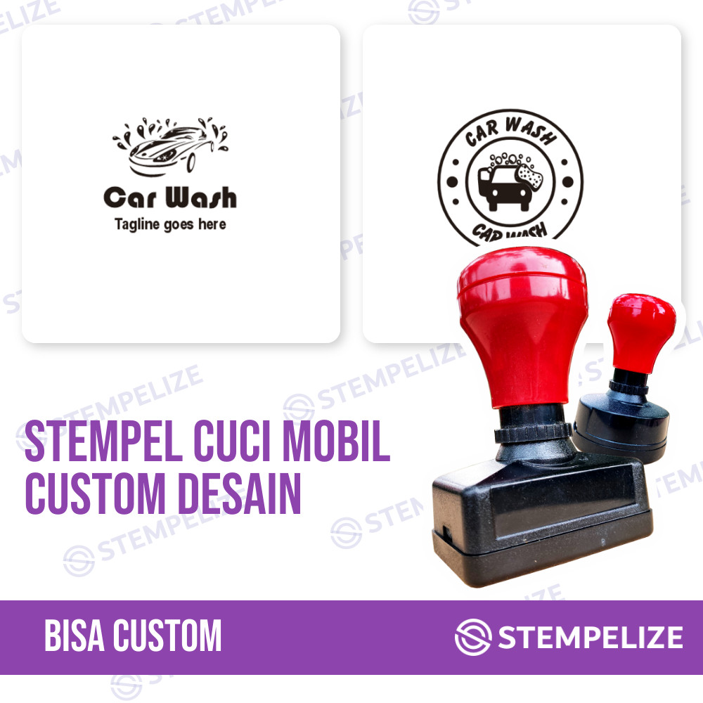 Jual Stempel Cuci Mobil Custom Desain | Shopee Indonesia