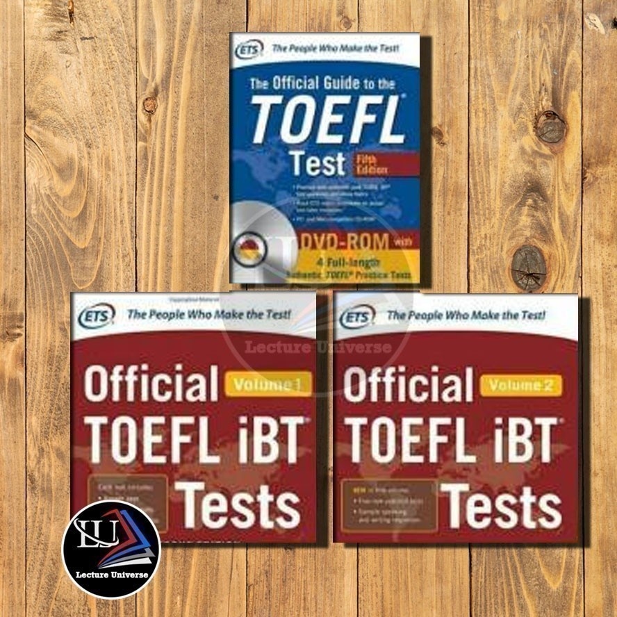 Jual Book Paket 3 Official TOEFL IBT 5th Edition | Shopee Indonesia