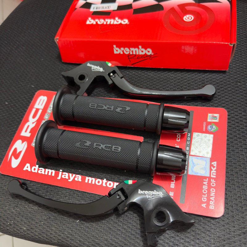 Jual 3in1 Handle Lipat Nmax + Handgrip RCB HG55 + Jalu CNC / Nmax New ...