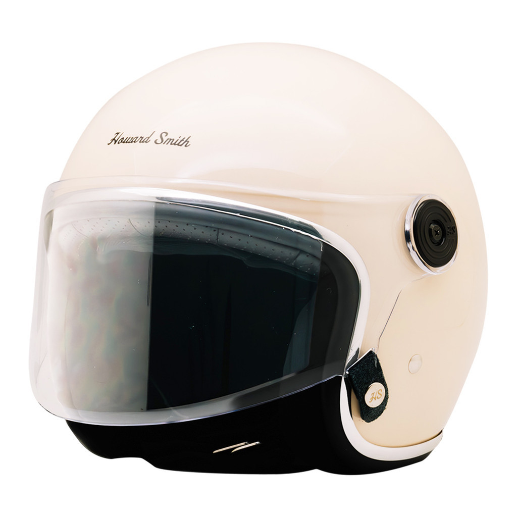 Jual Howard Smith Jetter Retro Helm Half Face - Avorio Naiade | Shopee ...