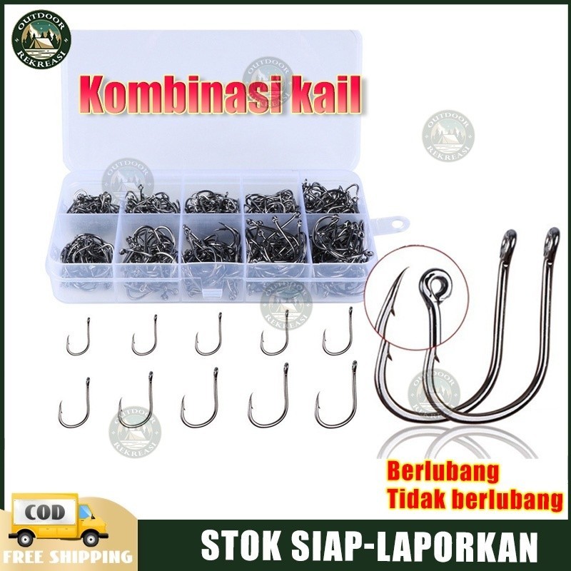 Jual Available in Jakarta Set 100 Pcs Kail Pancing Aneka Ukuran Bahan ...