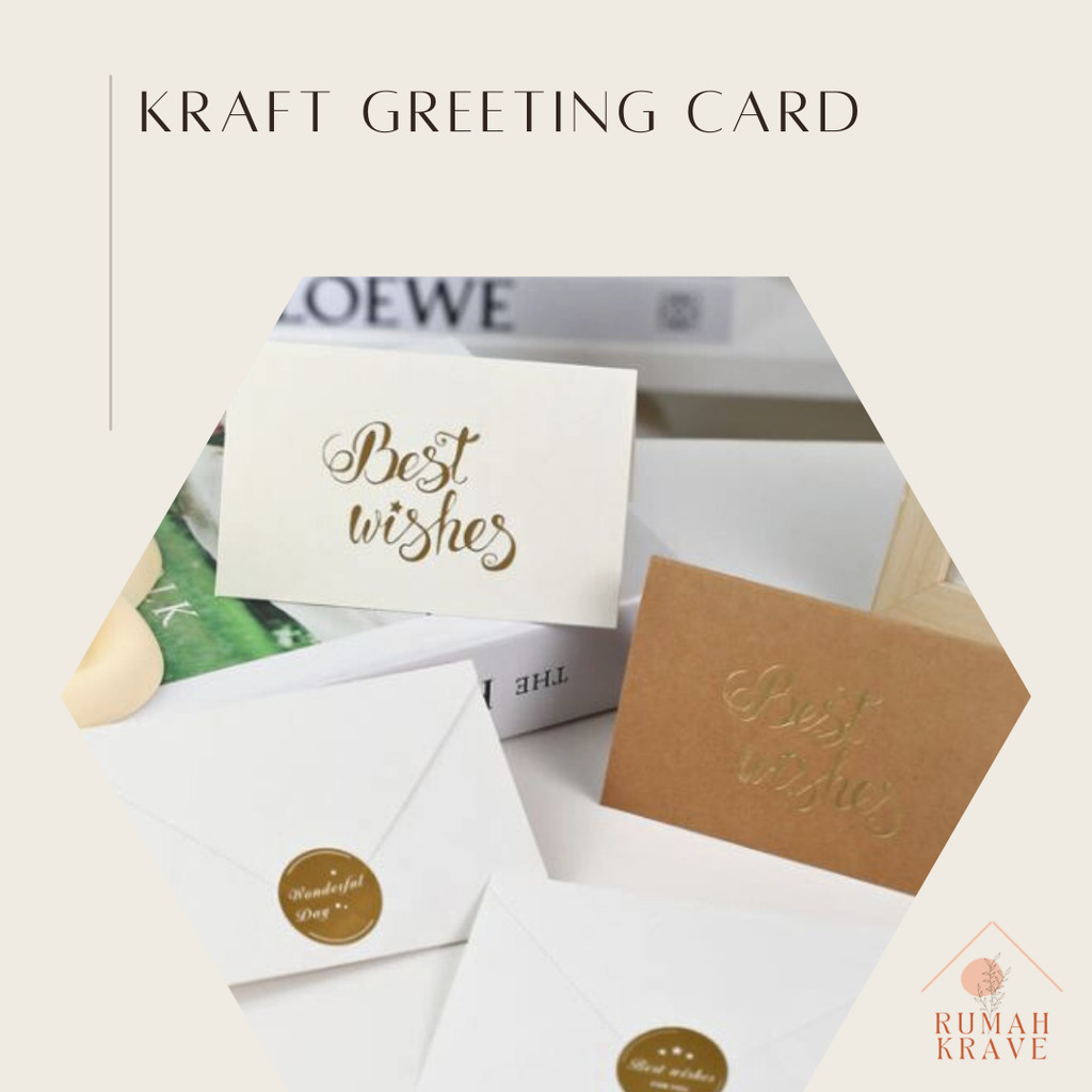 Jual RUMAH KRAVE - Kraft Greeting Card Kartu Ucapan Ulang Tahun ...