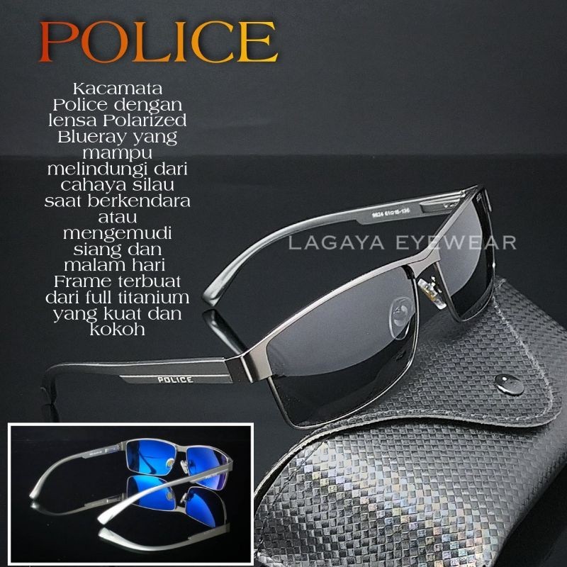 Jual KACAMATA POLICE POLARIZED ANTI SILAU UNTUK BERKENDARA SIANG DAN MALAM HARI , KACAMATA PASER ...