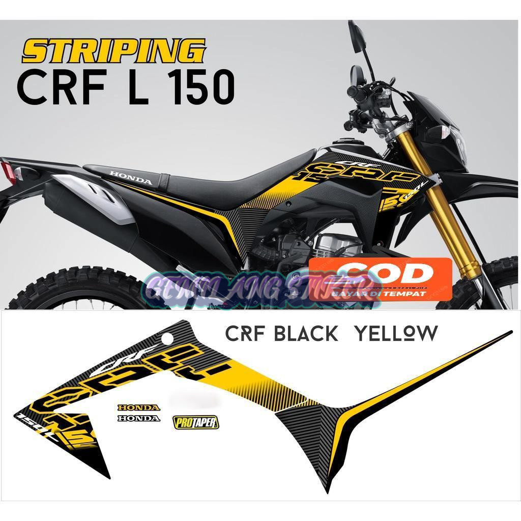 Jual Striping Decal Polet Sticker honda CRF 150L 2019 2020 2021 2022 ...