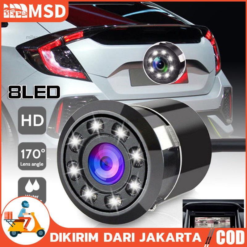 Jual KAMERA MOBIL - KAMERA MUNDUR UNIVERSAL 8 LED TERANG | Shopee Indonesia
