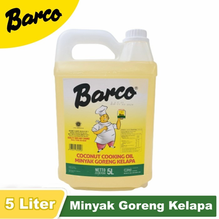 Jual Minyak goreng kelapa - Coconut cooking oil Barco - 5 liter ...