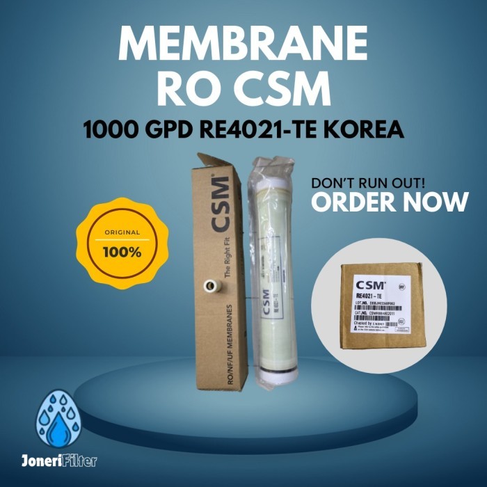 Jual Membrane Membran Reverse Osmosis RO CSM 1000 GPD RE4021-TE Korea ...