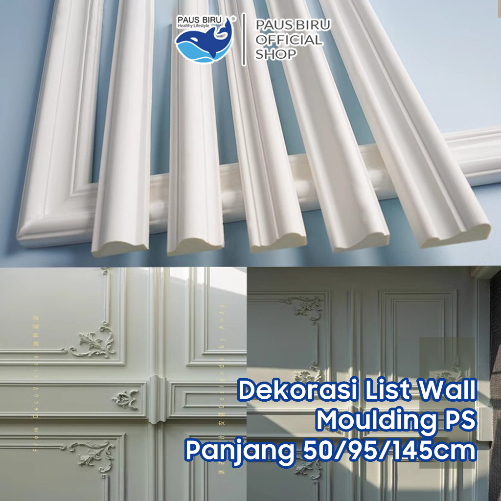 Jual Paus Biru - Lis List Border Profil Wall Moulding Bahan PS ...